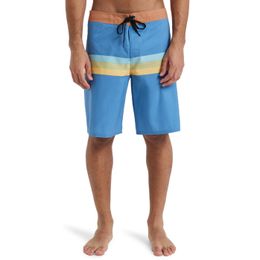 Boardshorts Quiksilver "Everyday Straight 20", Herren, Gr. 38(XXL), blau (coronet blau retro stripe), Obermaterial: 100% Microfaser;, Hosen Boardshorts