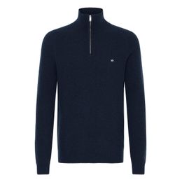 Troyer Kronstadt "Troyer KSDoors half Zip", Herren, Gr. S, blau (sky captain), Obermaterial: 70% Wolle mw. 30% Polyamid PA., Pullover Troyer