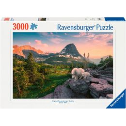 Puzzle Ravensburger "Almbock mit Baby", bunt, Puzzles, KinderB:121cm H:80cm, Pappe, Motiv, Made in Germany, B:121cm H:80cm