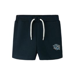 Sweatshorts name it "NMMFRESNO NREG SWE SHORTS UNB BOX PB", Jungen, Gr. 110, N-Gr, salute, Sweatware, Obermaterial: 60% Baumwolle, 40% Polyester, bedruckt, unifarben, normal kurz, Hosen Sweatshorts