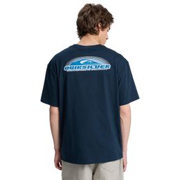 T-Shirt Quiksilver "EV Fade Spectrum", Herren, Gr. XL, schwarz navy, Obermaterial: 70% Walkfrottier, 30% Walkfrottier;, Shirts T-Shirt