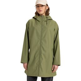 Regenjacke Roxy "Raining Again", Damen, Gr. M, gr&uuml;n (loden gr&uuml;n), Obermaterial: 100% Polyurethan;, Jacken Regenjacke