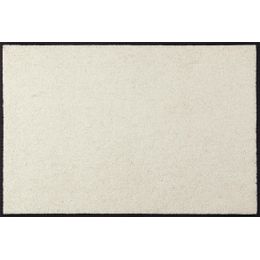 Fu&szlig;matte "Whipped Cream", beige, B:50cm H:9mm L:75cm, Obermaterial: 100% Polyamid, wash+dry by Kleen-Tex, Teppiche, Fu&szlig;matte