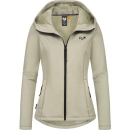 Kapuzensweatjacke Ragwear "Sweatjacke Lyshka", Damen, Gr. S, gr&uuml;n (dusty olive), Obermaterial: 95% Polyester PES. 5% Elasthan EL. Futter: 95% Polyester PES. 5% Elasthan EL., Sweatjacken Kapuzensweatjacke