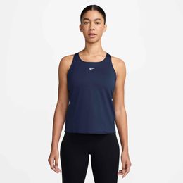 Tanktop Nike "Nike Pro Women's Dri-FIT Tank Top", Damen, Gr. M, midnight navy, Obermaterial: 87% Polyester, 13% Elasthan, Tops Tanktop, sportlicher Stil, f&uuml;r Fitness, &auml;rmelloses Design