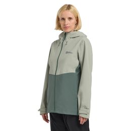 Funktionsjacke Jack Wolfskin "WEILTAL 2L JKT W", Damen, Gr. S (36), gr&uuml;n (mint, leaf), Obermaterial: 100% Polyester. Futter: 100% Polyester, Jacken Funktionsjacke