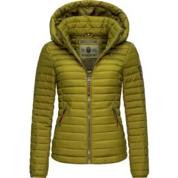 Steppjacke Marikoo "&Uuml;bergangsjacke L&ouml;wenbaby", Damen, Gr. XS, gr&uuml;n (moss gr&uuml;n), Obermaterial: 100% Nylon NY. Obermaterial: Futter: 100% Polyester PES. 100% Polyester PES., Jacken Steppjacke