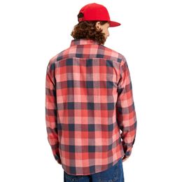 Langarmhemd Quiksilver "Motherfly Plaid", Herren, Gr. XXL, US-Gr&ouml;&szlig;en, mineral rot motherfly check, Obermaterial: 100% Walkfrottier;, Hemden Langarmhemd