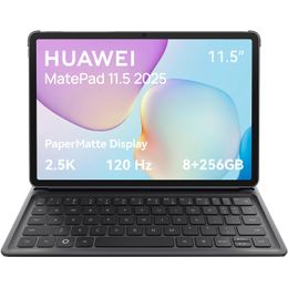 Huawei Tablet "MatePad 11,5" 2025, PaperMatte Display, 8G+256G, inkl. Black Keyboard", space grau, B:19,2cm H:7,4cm T:27,6cm, Tablets_EBookReader, PaperMatte Display, 10.100 mAh Akku, inkl. Black Keyboard, Tablet
