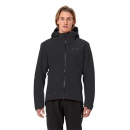 Fahrradjacke Vaude "MEN'S MOAB PRO RAIN JACKET", Herren, Gr. S, schwarz, Obermaterial: 100% Polyester, Jacken Fahrradjacke, wasserdicht mit Ceplex Pro Membran, &Uuml;bergangsjacke, wasserdicht