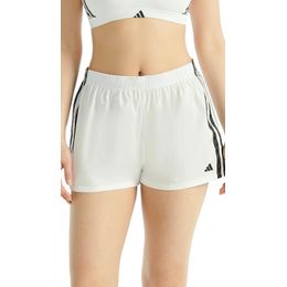 Webboxer adidas Sportswear "Sport Active Essentials Cotton 3 Stripes", Damen, Gr. S, 100, wei&szlig;, Webqualit&auml;t, Obermaterial: 100% Baumwolle, weit, Unterhosen Webboxer, &uuml;berzogener, elastischer Bund, Pure Cotton, weites Bein, atmungsaktiv