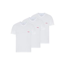 HUGO UNDERWEAR Herren T-Shirt, Gr. Lwei&szlig;, Jersey, Obermaterial: 100% Baumwolle, Shirts