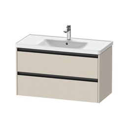 Duravit Waschtischunterschrank Ketho.2 98,4x45,5cm, Tau matt, 2 Schub., wandh&auml;ngend (K25284083830000)
