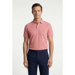 Poloshirt Tommy Hilfiger "1985 SLIM POLO", Herren, Gr. XL, camellia blush, Piqu&eacute;, Obermaterial: 96% Baumwolle, 4% Elasthan, Shirts Poloshirt, Markenstickerei, aus Baumwoll-Piqu&eacute;