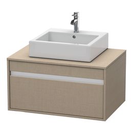 Duravit Waschtischunterschrank Ketho 80x55cm, lei, f AWT m, 1 Ausz., wandh&auml;ngend (KT669407575)