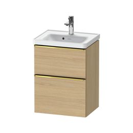 Duravit Waschtischunterschrank D-Neo 48,4x37,2x62,5cm, 1 Kast, g pol/Ei Nat (DE4350034300000)