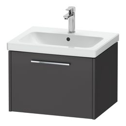 Duravit Waschtischunterschrank D-Code 58,4x40x46cm, 1 Ausz., graph ma, Gr. chr (DC4665010490000)