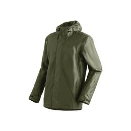 Regenjacke Maier Sports "Abbenstein M", Herren, Gr. 62, gr&uuml;n (moosgr&uuml;n), 100% Polyester, Jacken Regenjacke, Herren Jacke wasserdicht, moderner Windbreaker, Outdoorjacke, Reg. Fit