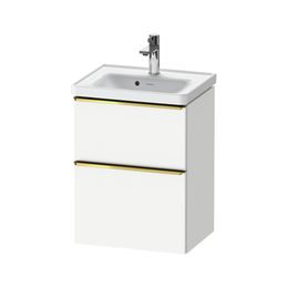 Duravit Waschtischunterschrank D-Neo 48,4x37,2x62,5cm, 1 Kast, g pol/wei&szlig; ma (DE4350034180000)