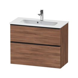Duravit Waschtischunterschrank D-Neo Compact 81x37,2, sw/Nuss N, 1 Kast, 1 A, wandh&auml;ngend (DE43690BD790000)