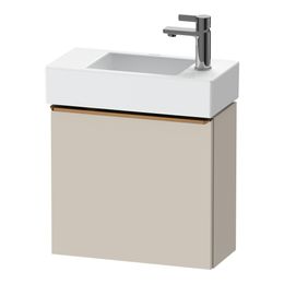 Duravit Waschtischunterschrank D-Neo 48,4x22,2x44cm, 1 T&uuml;r, An R, b geb/Ta ma (DE4219R04910000)