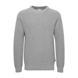 !Solid Rundhalspullover SOLID "Rundhalspullover SDGorell", Herren, Gr. XL, grau (griffin melange), Obermaterial: 70% Baumwolle CO recyc.. 30% Polyester Pol. recyc.., Pullover Rundhalspullover