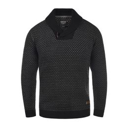 INDICODE Herren Strickfleece-Pullover "Strickpullover IDCopent", schwarz, Gr. M, Obermaterial: 100% Polyacryl PAN., Pullover
