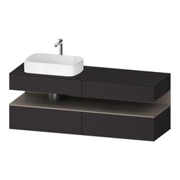 Duravit Waschtischunterschrank Qatego 160x55x60cm, ba m/Gr m, Pl, B l, B (QA4777043800010)
