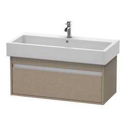 Duravit Waschtischunterschrank Ketho 95x44cm, leinen, 1 Auszug, wandh&auml;ngend (KT668807575)