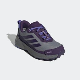 Wanderschuh adidas terrex "TERREX TRAILMAKER 2 RAIN.RDY", Jungen, Gr. 37, blau (grau three, aurora plum, semi cobalt blau), Synthetik, Textil, Schuhe Wanderschuh, wasserdicht
