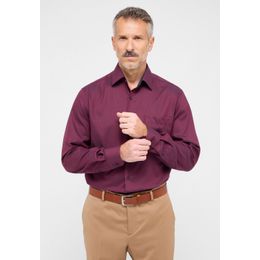 Langarmhemd Eterna "SLIM FIT", Damen, Gr. 38, Normalgr&ouml;&szlig;en, rot (bordeaux), 100% cotton, schmal, Manschette, Hemden Langarmhemd, NON IRON (b&uuml;gelfrei)