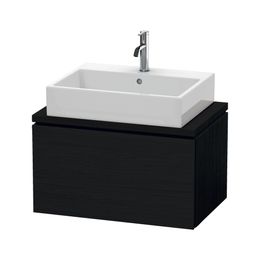 Duravit Waschtischunterschrank L-Cube 72x47,7cm, Ei sw, f&uuml;r Konsole, 1 Auszug (LC580101616)