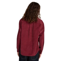 Langarmhemd Element "Button Down Regular Corduroy", Herren, Gr. L, US-Gr&ouml;&szlig;en, zinfandel, Obermaterial: 100% Walkfrottier;, Hemden Langarmhemd