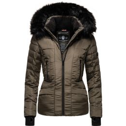 Steppjacke Navahoo "Winterjacke Adele", Damen, Gr. XL, grau (anthrazit), Obermaterial: 100% Polyester PES. Obermaterial: Futter: 100% Polyester PES. 100% Polyester PES., Jacken Steppjacke