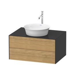 Duravit Waschtischunterschrank White Tulip 80x55cm, E N m/gra g, 2 La, 1 Pl, wandh&auml;ngend (WT49850H5H1)