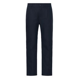 Leinenhose Casual Friday "Leinenhose CFMarc Linen Mix", Damen, Gr. 31, L&auml;nge 34, blau (schwarz navy), Obermaterial: 66% Baumwolle CO. 34% Leinen LI., Hosen Leinenhose