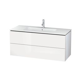 Duravit Waschtischunterschrank L-Cube 122x48,1cm, we. hgl, 2 Schub., wandh&auml;ngend (LC624308585)