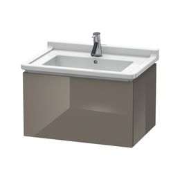 Duravit Waschtischunterschrank L-Cube 67x46,9cm, flan. Gr hgl, 1 Ausz., wandh&auml;ngend (LC616408989)