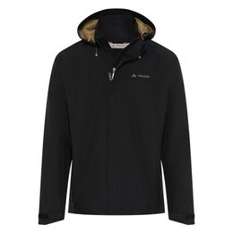 Regenjacke Vaude, Herren, Gr. S, schwarz, Obermaterial: 100% Polyester. Futter: 100% Polyamid. Netzfutter: 100% Polyester, Jacken Regenjacke, f&uuml;r Outdoor- und Sportaktivit&auml;ten, sportlicher Stil