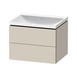 Duravit M&ouml;bel-Set L-Cube 60x48x48cm, o Hahnl., Tau matt, 2 Schub. (LC6950N83830000)