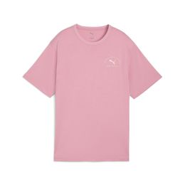 T-Shirt Puma "CLASS RELAXED TEE", Damen, Gr. L, poised pink, Jersey, Obermaterial: 100% Baumwolle, unifarben, relaxed fit normal, Rundhals, Shirts T-Shirt, Kurzarm, ohne Verschluss, Rundhalsausschnitt