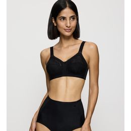 B&uuml;gelloser BH Triumph "Doreen X", Damen, Gr. 95, Cup D, schwarz, Microtouch, Obermaterial: 84% Polyamid, 10% Elasthan (LYCRA), 6% Baumwolle, unifarben, BHs B&uuml;gelloser BH, mit Spitzendetails