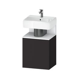 Duravit Waschtischunterschrank Qatego 44x35x64,5cm, 1 T, T. li, we m/Grap matt (QA4076L18800000)