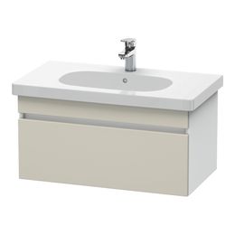 Duravit Waschtischunterschrank DuraStyle 80x45,3cm, tau/we ma, 1 Ausz., wandh&auml;ngend (DS638409118)