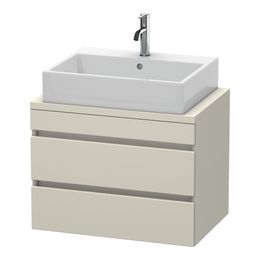 Duravit Waschtischunterschrank Com DuraStyle 70x47,8cm, Tau, f Konsole, 2 Schubk&auml;sten (DS530609191)