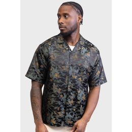 REDEFINED REBEL EST. 2013 REDEFINED REBEL Herren Langarmhemd "Redefined Rebel Shirt RRCaden Shirt BOXY FIT", schwarz, Gr. M, Web, 100% Polyester, Hemden