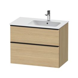 Duravit Waschtischunterschrank D-Neo 81x46,2cm, 1 Kast, B R, sw/Ei Nat (DE43670BD300000)
