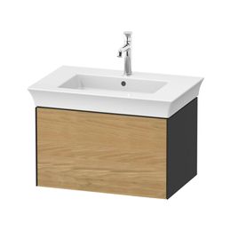 Duravit Waschtischunterschrank o. ES White Tulip 41x68,4x45,8cm, 1 A, E N mas/gra s-matt (WT42410H5580010)