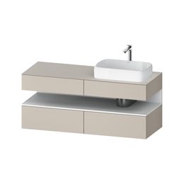 Duravit Waschtischunterschrank Qatego 140x55x60cm, w m/ta m, Pl, Beck. re (QA4766018910000)