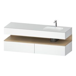Duravit Einbauwaschtisch-M&ouml;bel-Set Qatego 160x50x60cm, Kon-WTU, B, B r, E na/we ma (QA4796030180010)